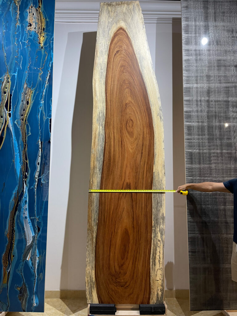 Monkey Pod Live-edge Wood Oval - Kinon Surface Design Inc.
