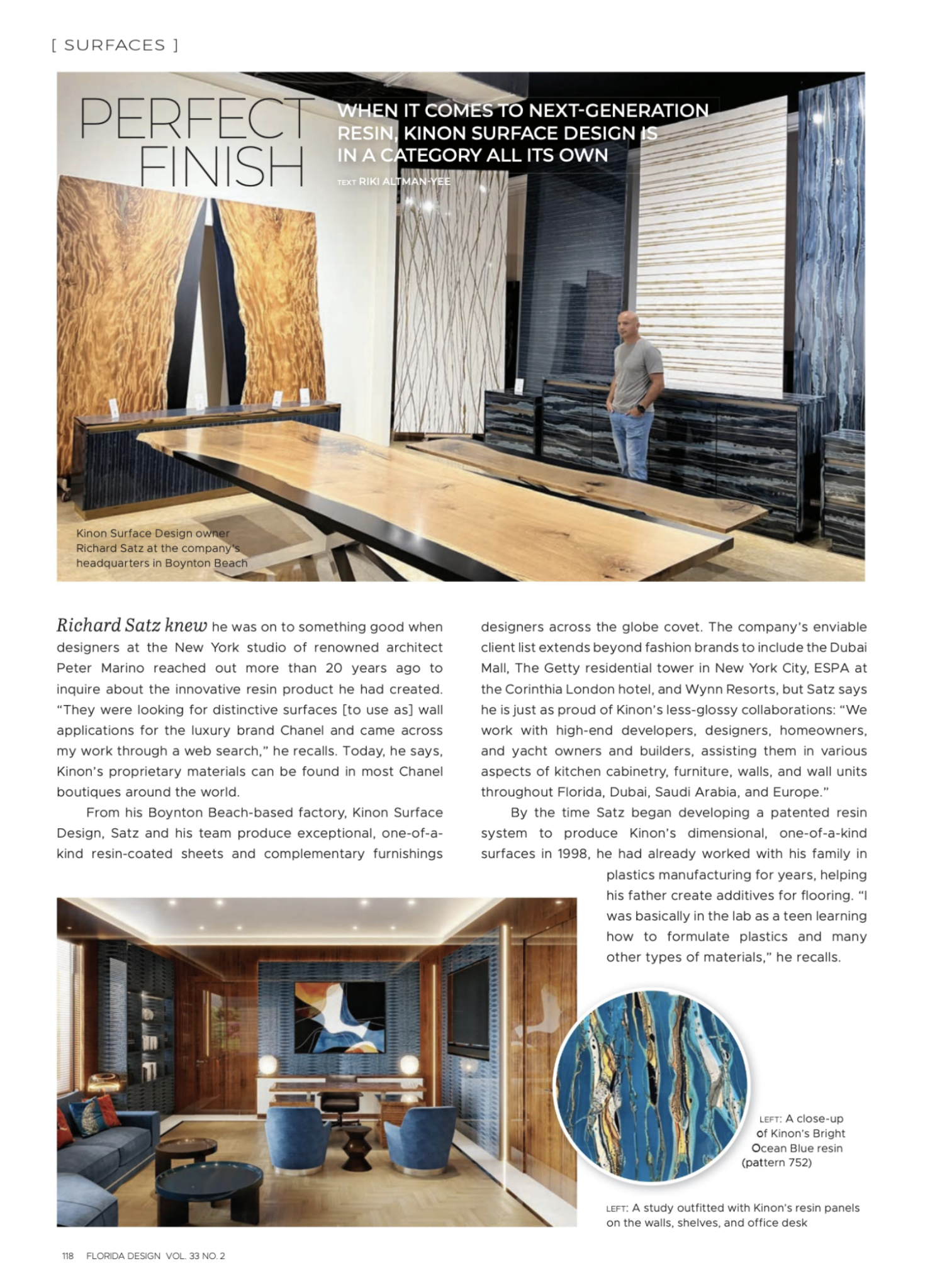 About KINON - Kinon Surface Design Inc.