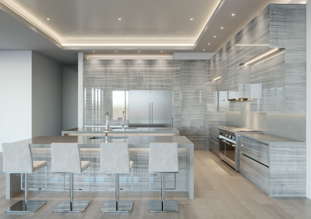 Kitchen Setting #06 - Kinon Surface Design Inc.