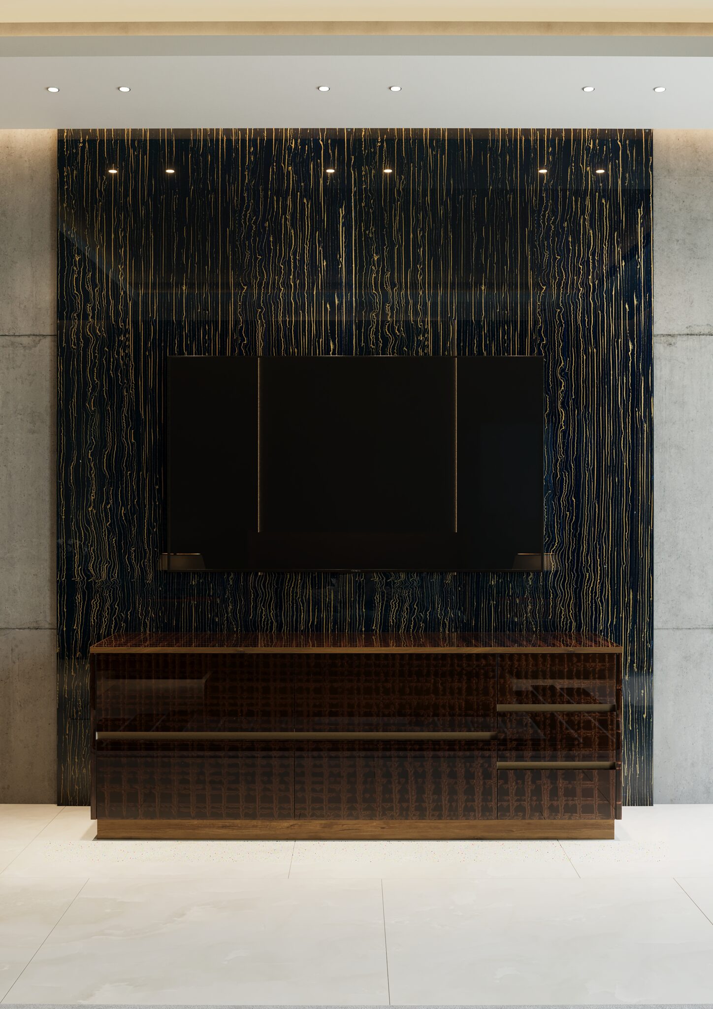 Asher TV Wall Unit #07 - Kinon Surface Design Inc.