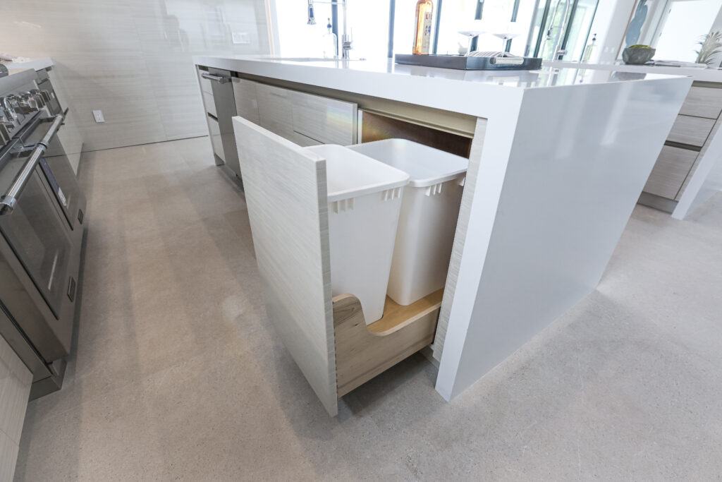 Garbage Bin Drawer - Kinon Surface Design Inc.