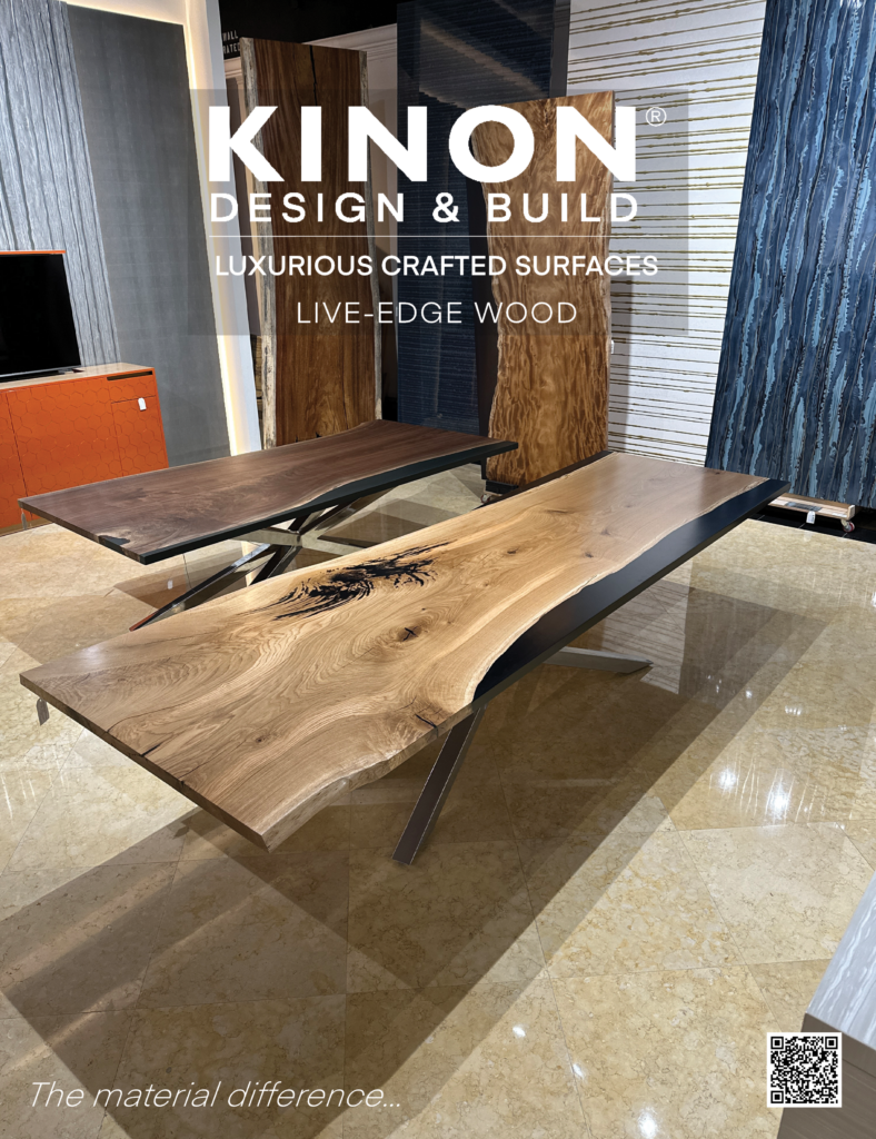 Live-Edge Wood Brochure - Kinon Surface Design Inc.
