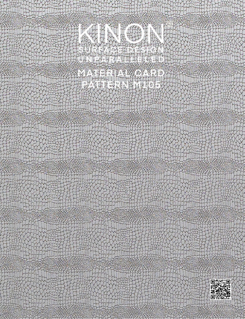 Material Card: Pattern M105 - Kinon Surface Design Inc.